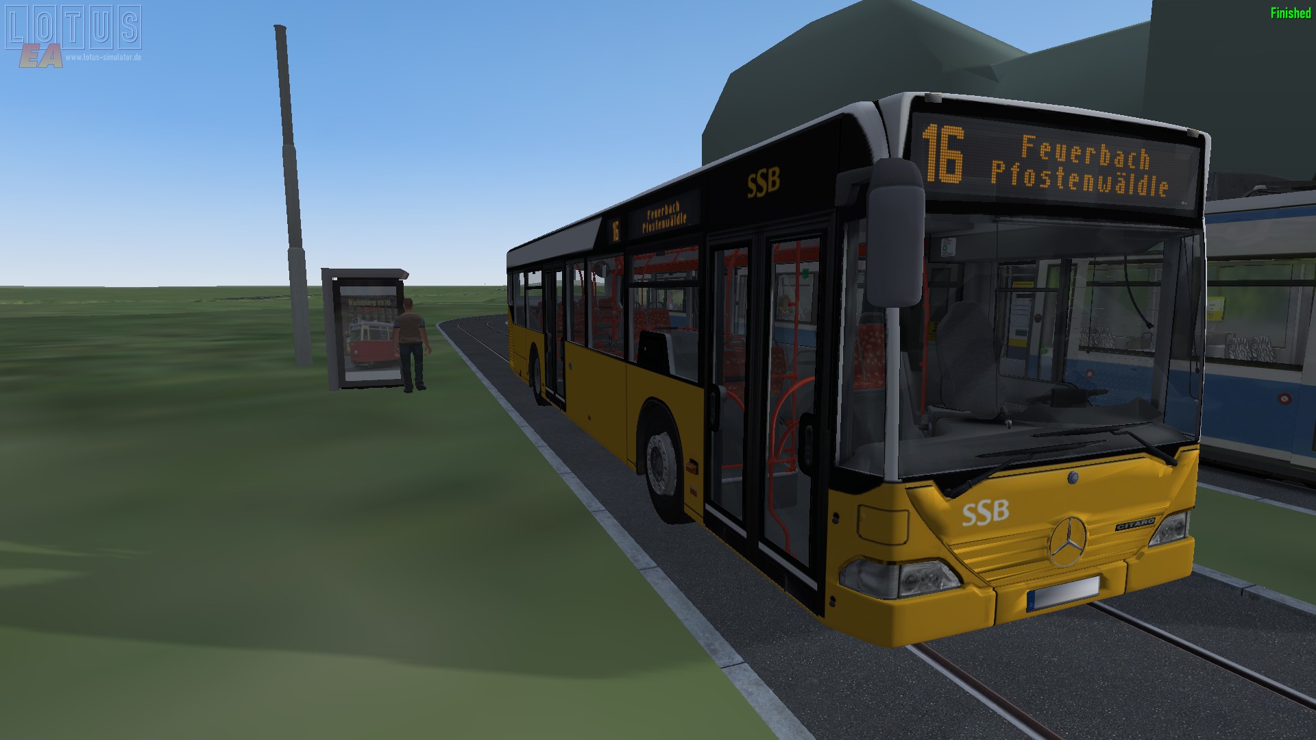mal wieder um die Busse kümmern - LOTUS-Simulator
