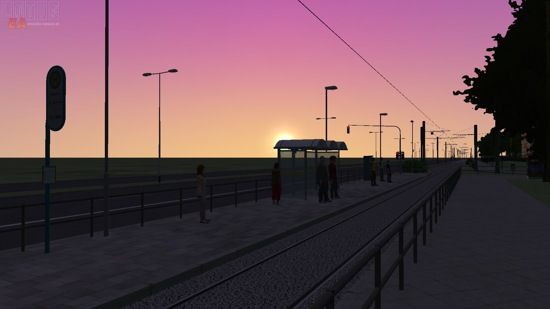 Fahrgäste warten... - LOTUS-Simulator