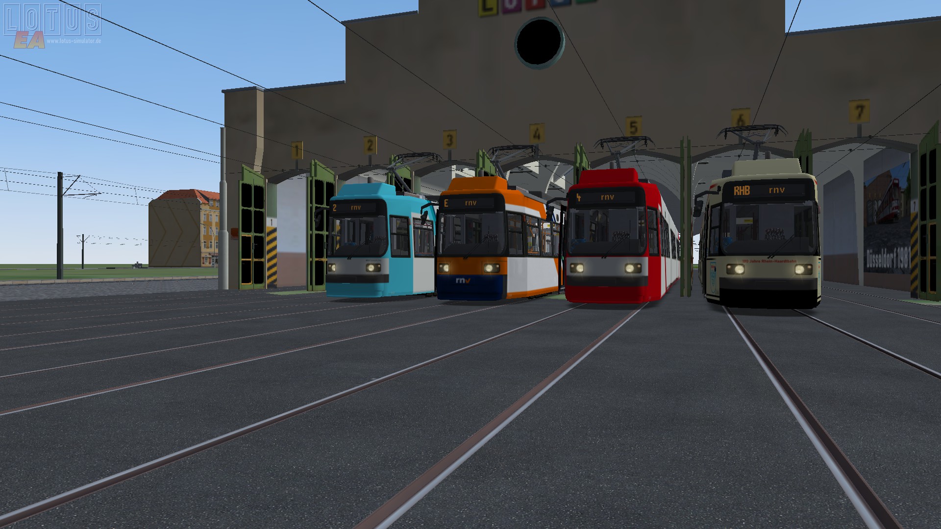 GT6N in MVV, rnv, VBL und RHB Lackierung - LOTUS-Simulator